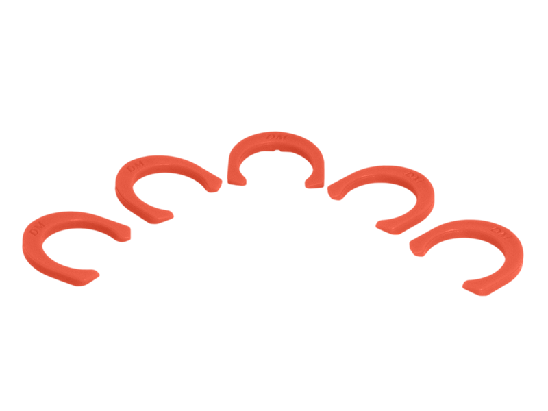 W4 Push Fit Collet Clip 12mm - Red (Pack of 5) | 12 Volt Planet