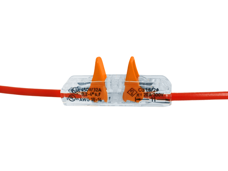 Wago 221 Compact Inline Splicing Connector 0.2-4mm2 Cable | 12 Volt Planet