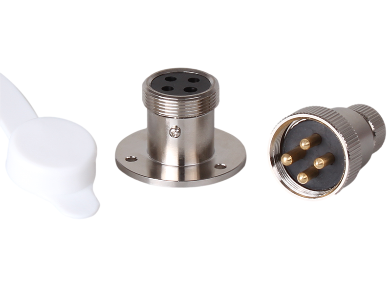 Chrome-Plated Brass Deck Connector 3A 4-Pin | 12 Volt Planet