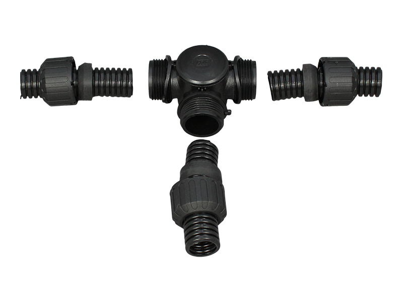 IP67 T Adaptors For Nylon Convoluted Conduit | 12 Volt Planet