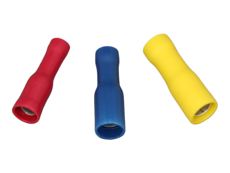 Insulated Female Bullet Terminals Red/Blue/Yellow | 12 Volt Planet