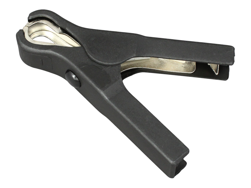 Fully Insulated Battery/Crocodile Clip - 40A Black | 12 Volt Planet