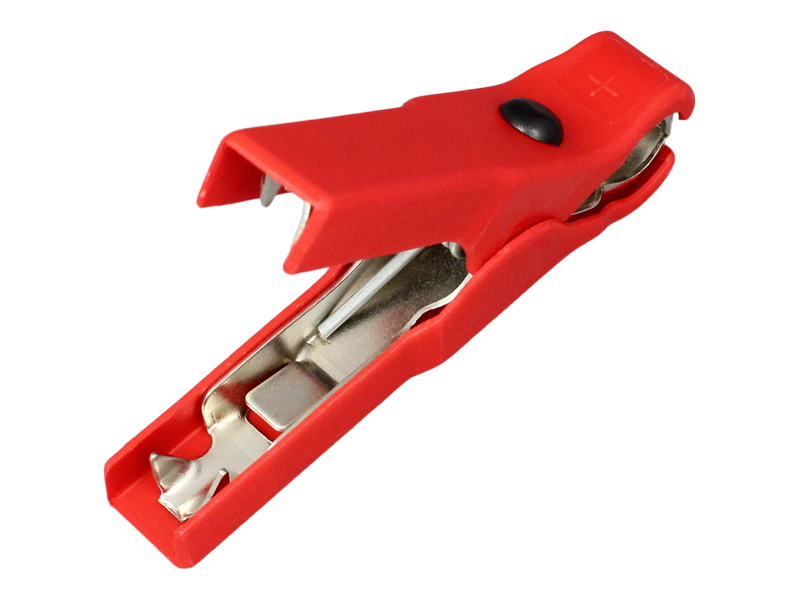 Fully Insulated Battery/Crocodile Clip - 40A Red | 12 Volt Planet