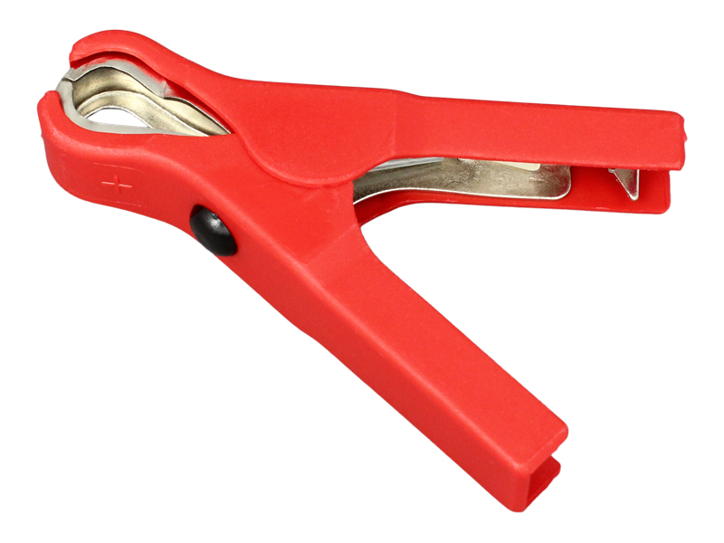 Fully Insulated Battery/Crocodile Clip - 40A Red | 12 Volt Planet
