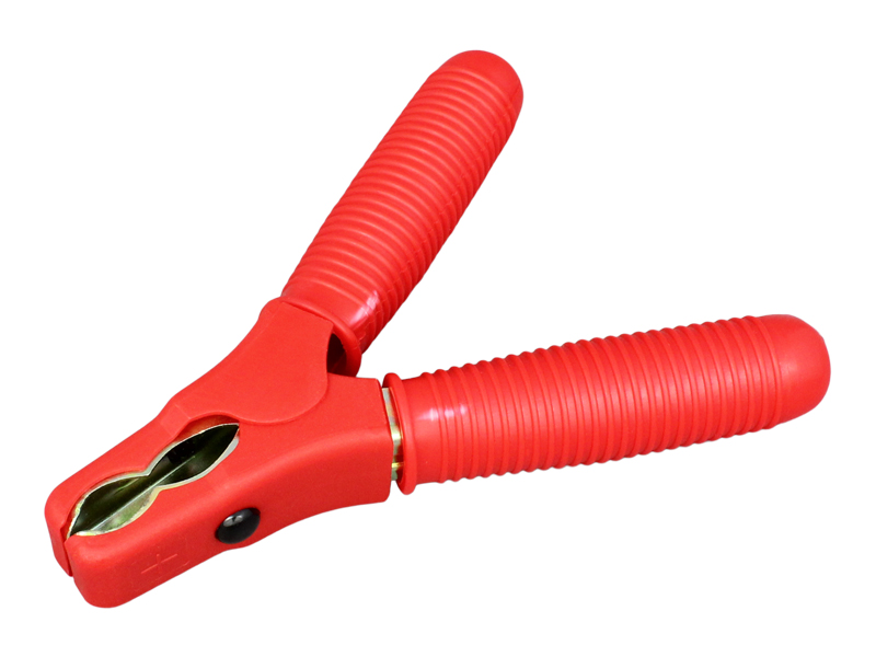 Fully Insulated Battery/Crocodile Clip - 80A Red | 12 Volt Planet