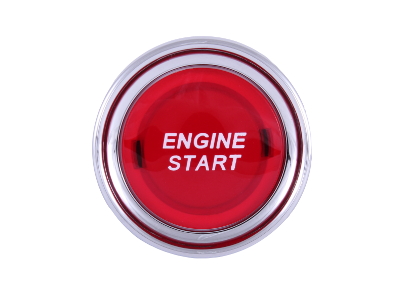 12V Illuminated Red Engine Start Push Switch | 12 Volt Planet