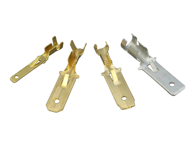 Non-Insulated Locking Male Blade Crimp Terminals | 12 Volt Planet