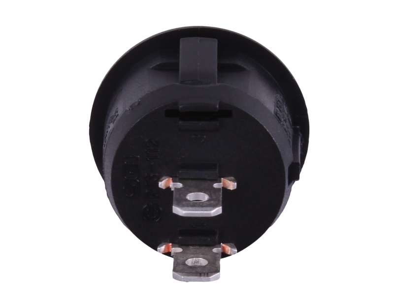 12V ON/OFF Round Rocker Switch With Red Indicator | 12 Volt Planet