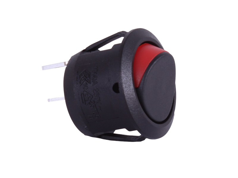 12V ON/OFF Round Rocker Switch With Red Indicator | 12 Volt Planet