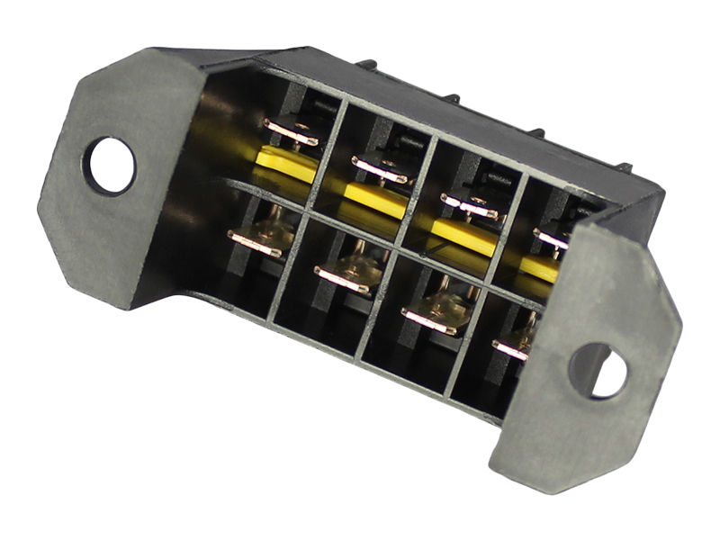 Standard Blade Fuse Box (Underside Terminals) 4-Way | 12 Volt Planet