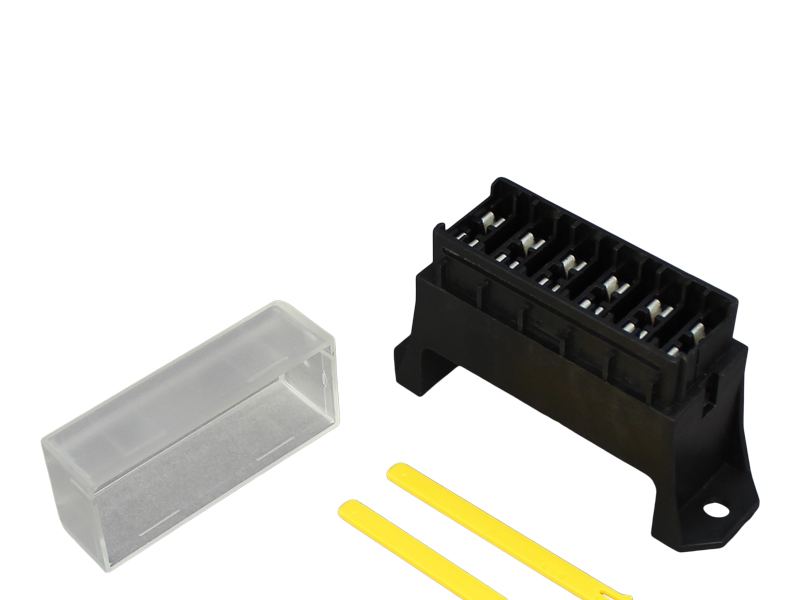 Standard Blade Fuse Box (Underside Terminals) 6-Way | 12 Volt Planet
