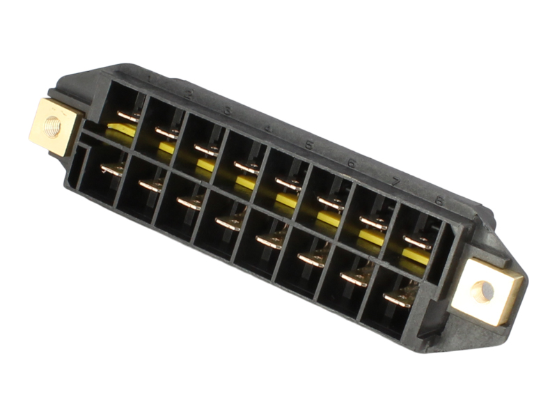 Standard Blade Fuse Box For Panel Mounting 8-Way | 12 Volt Planet