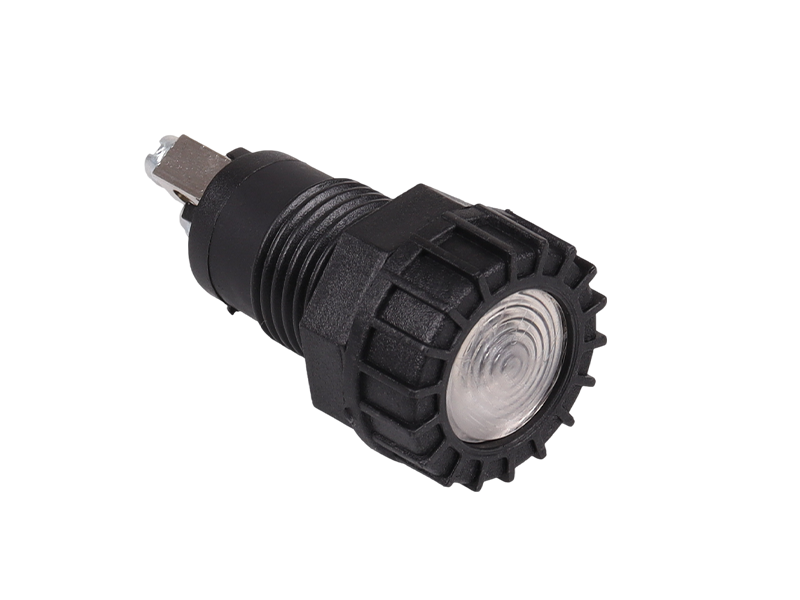 12V Warning Light With Coloured Lens - 18mm Dia | 12 Volt Planet
