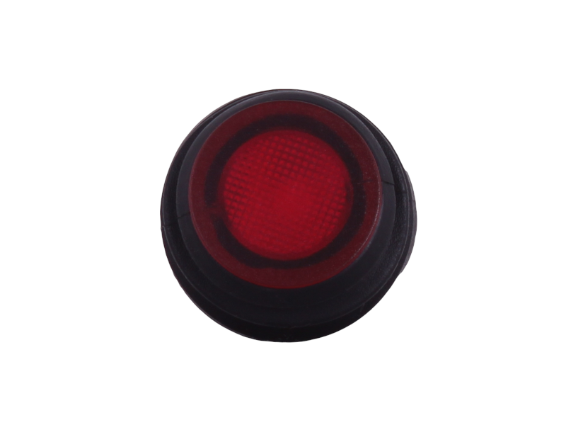 12V Waterproof ON/OFF Rocker Switch - Red Lens | 12 Volt Planet