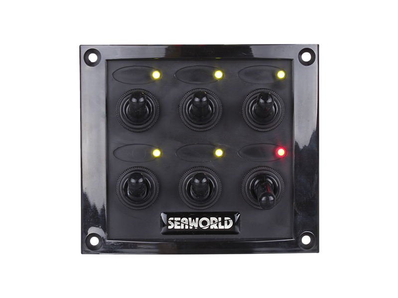 Weatherproof 6-Way Switch Panel 12V/24V | 12 Volt Planet