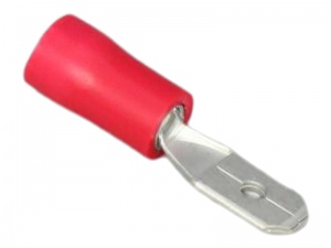 Red Pre-Insulated Male Blade Crimp Terminals | 12 Volt Planet