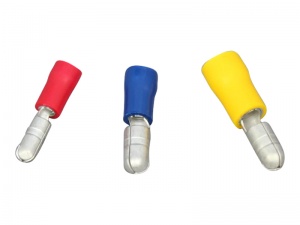Insulated Male Bullet Terminals Red/Blue/Yellow | 12 Volt Planet