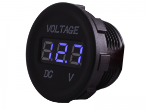 12V / 24V Digital Volt Meter With Blue Display | 12 Volt Planet