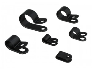 Plastic P Clips (Black) | 12 Volt Planet