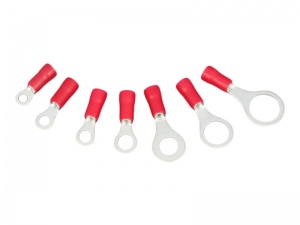 Red Pre-Insulated Ring Crimp Terminals | 12 Volt Planet